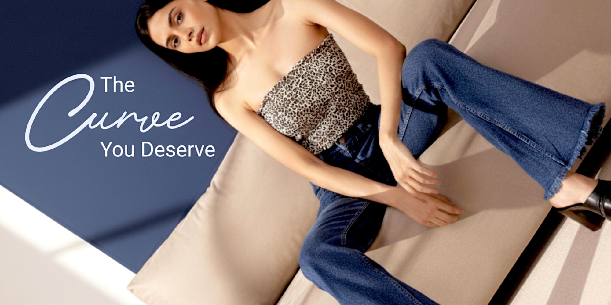 Glossia Fashion | Trendy High-Waist Stretch Jeans for Women